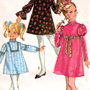 1960s Simplicity 8378 Vintage Sewing Pattern Girls Flared - Etsy