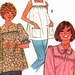 1970s Simplicity 8606 Vintage Sewing Pattern Misses Maternity Pullover ...