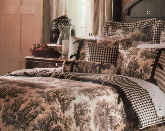 2000s Vogue 2083 Vintage Craft Pattern Designer Bedroom Decor, Dust ...