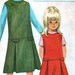 1960s Simplicity 6150 Vintage Sewing Pattern Girls Drop Waist | Etsy