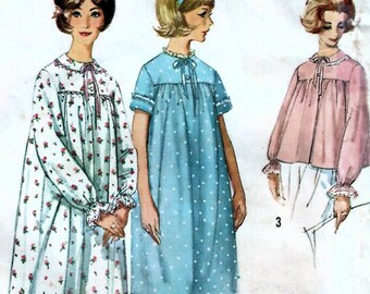 1960s Simplicity 8511 Vintage Sewing Pattern Misses Long - Etsy