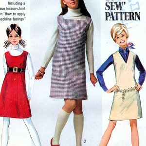 1960s Simplicity 7778 Vintage Sewing Pattern How to Sew Misses A-line ...