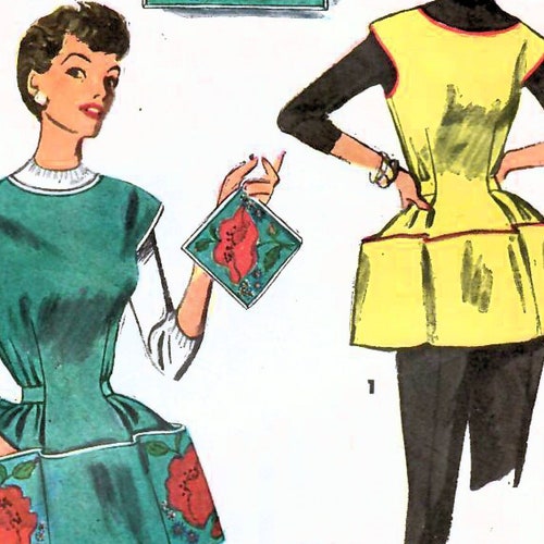 1950s Simplicity 4492 Vintage Sewing Pattern Misses Full and - Etsy