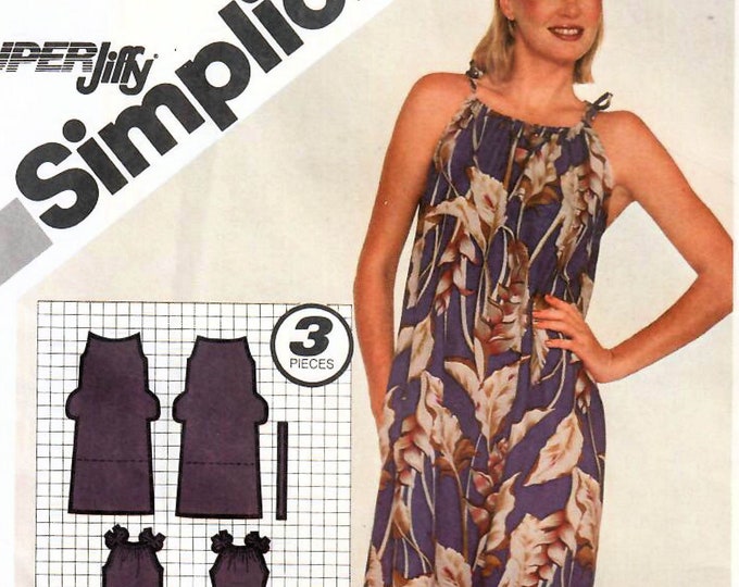 1980s Simplicity 7645 Vintage Sewing Pattern Misses Maternity Wardrobe ...