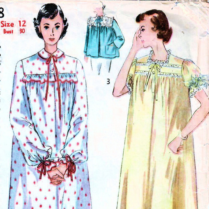 Bed Jacket Pattern - Etsy