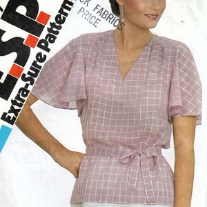 1980s Simplicity 5508 Vintage Sewing Pattern Misses Pullover - Etsy