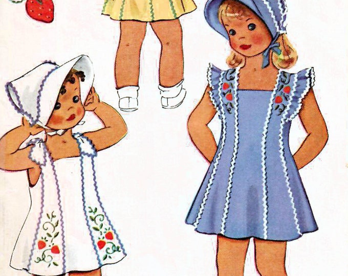 1940s Mccall 1031 Vintage Sewing Pattern Sundress, Princess Dress ...