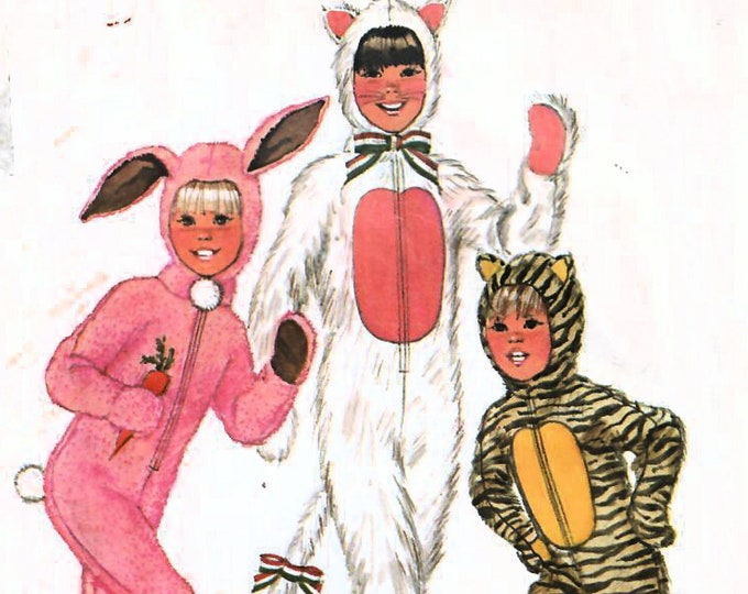 1960s Simplicity 7683 Vintage Sewing Pattern Boys and Girls Animal ...