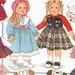 1990s Simplicity 9381 Vintage Craft Pattern Doll Clothes, 18 Inch Doll ...