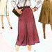 1970s Vogue 9562 Vintage Sewing Pattern Misses A-line Skirt, Flared ...