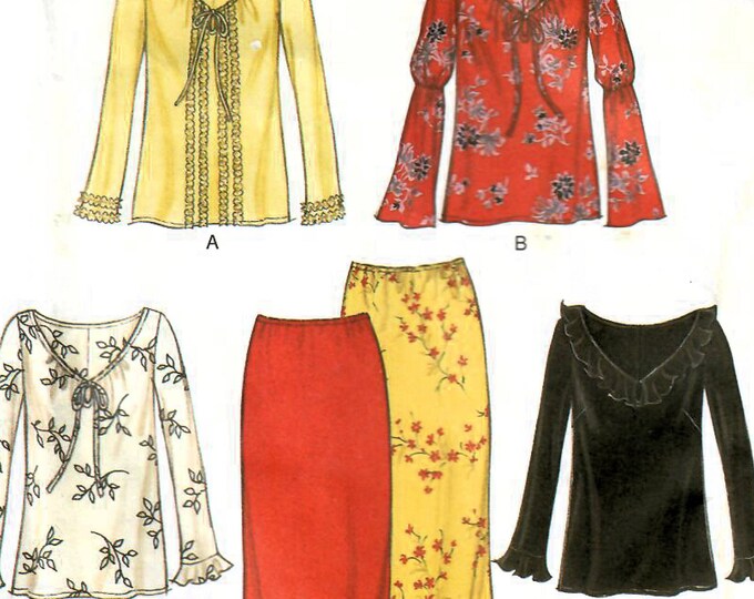 2000s New Look 6042 UNCUT Vintage Sewing Pattern Misses - Etsy