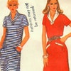 1980s Vogue 8366 Vintage Sewing Pattern Misses Loose-fitting Dress ...