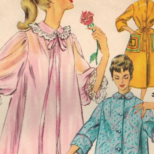 1950s Simplicity 4972 Vintage Sewing Pattern Misses Duster - Etsy