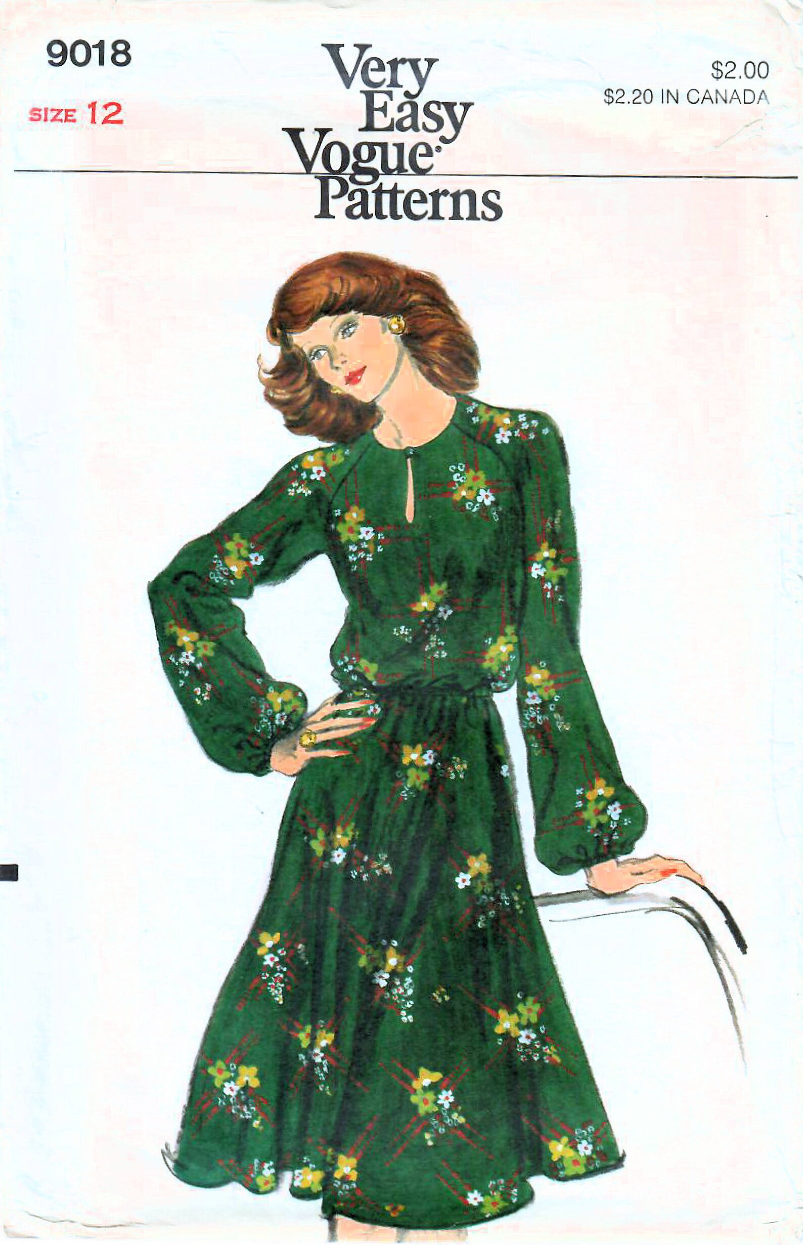 1970s Vogue 9018 UNCUT Vintage Sewing Pattern Misses | Etsy