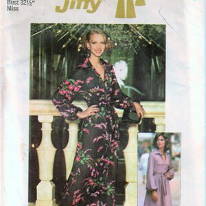 1970s Simplicity 7168 Vintage Sewing Pattern Misses Dress, Evening ...