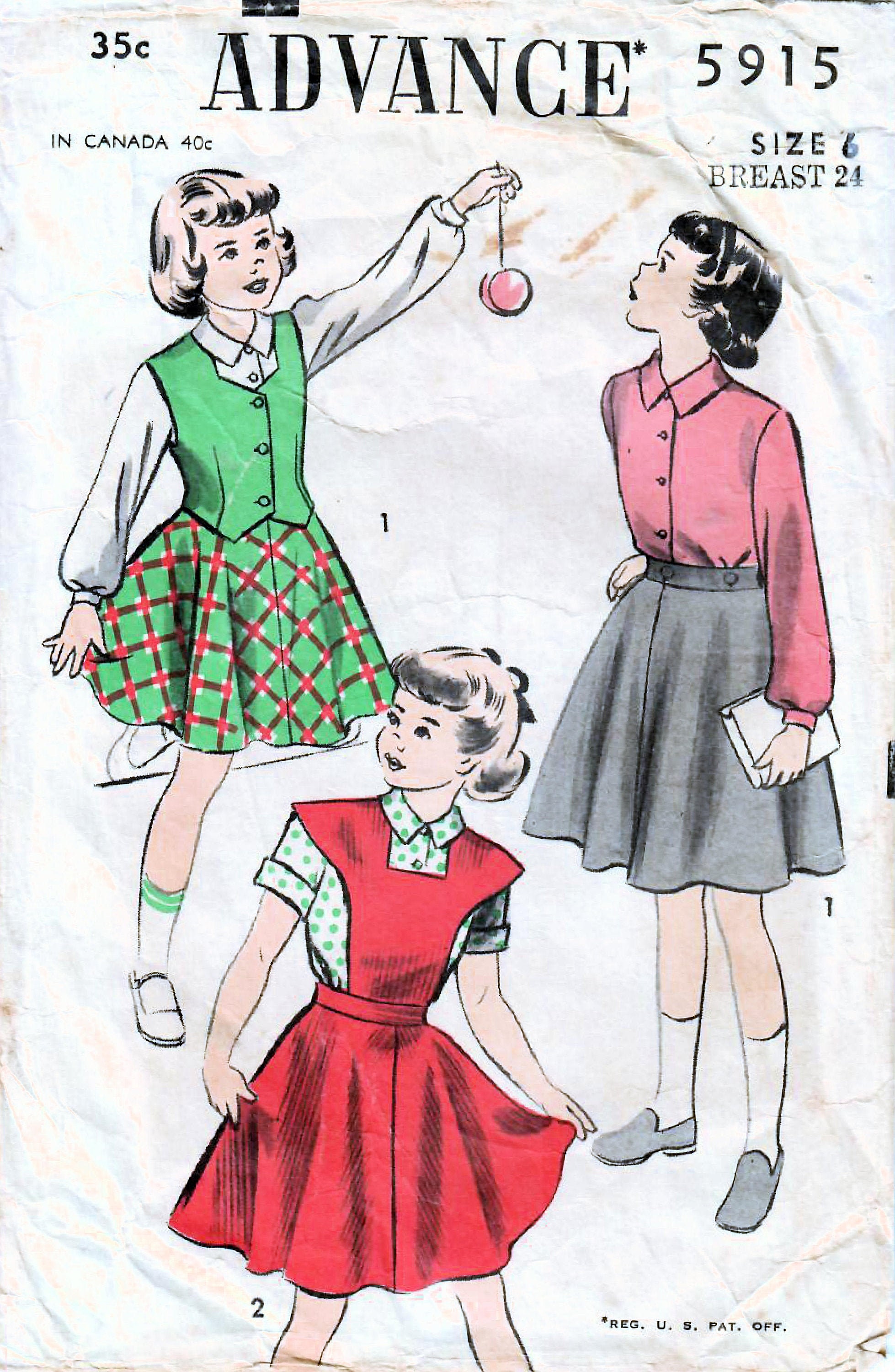 50s Girls Clothing
