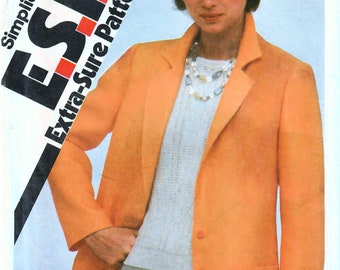 1980s Simplicity 9430 UNCUT Vintage Sewing Pattern Misses Shirtwaist ...