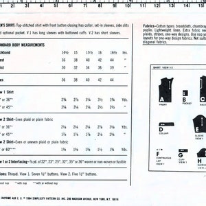 1980s Simplicity 6630 UNCUT Vintage Sewing Pattern Men's - Etsy