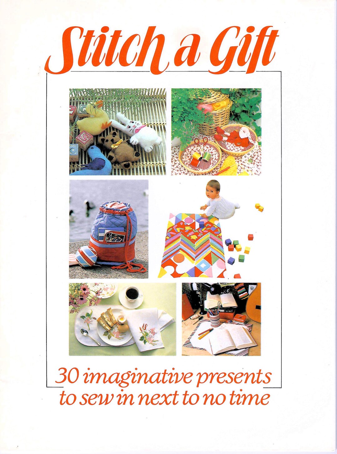 1980s Stitch a Gift Booklet: Sew Useful and Amusing Gifts Quick to Make ...