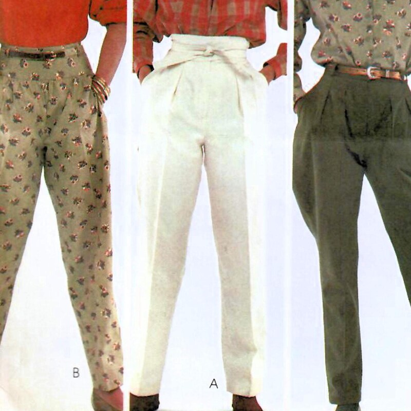1980s Pants Pattern - Etsy