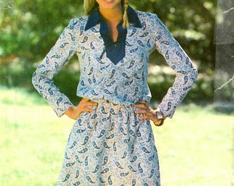 1970s Vogue 9028 UNCUT Vintage Sewing Pattern Misses Long Nightgown ...