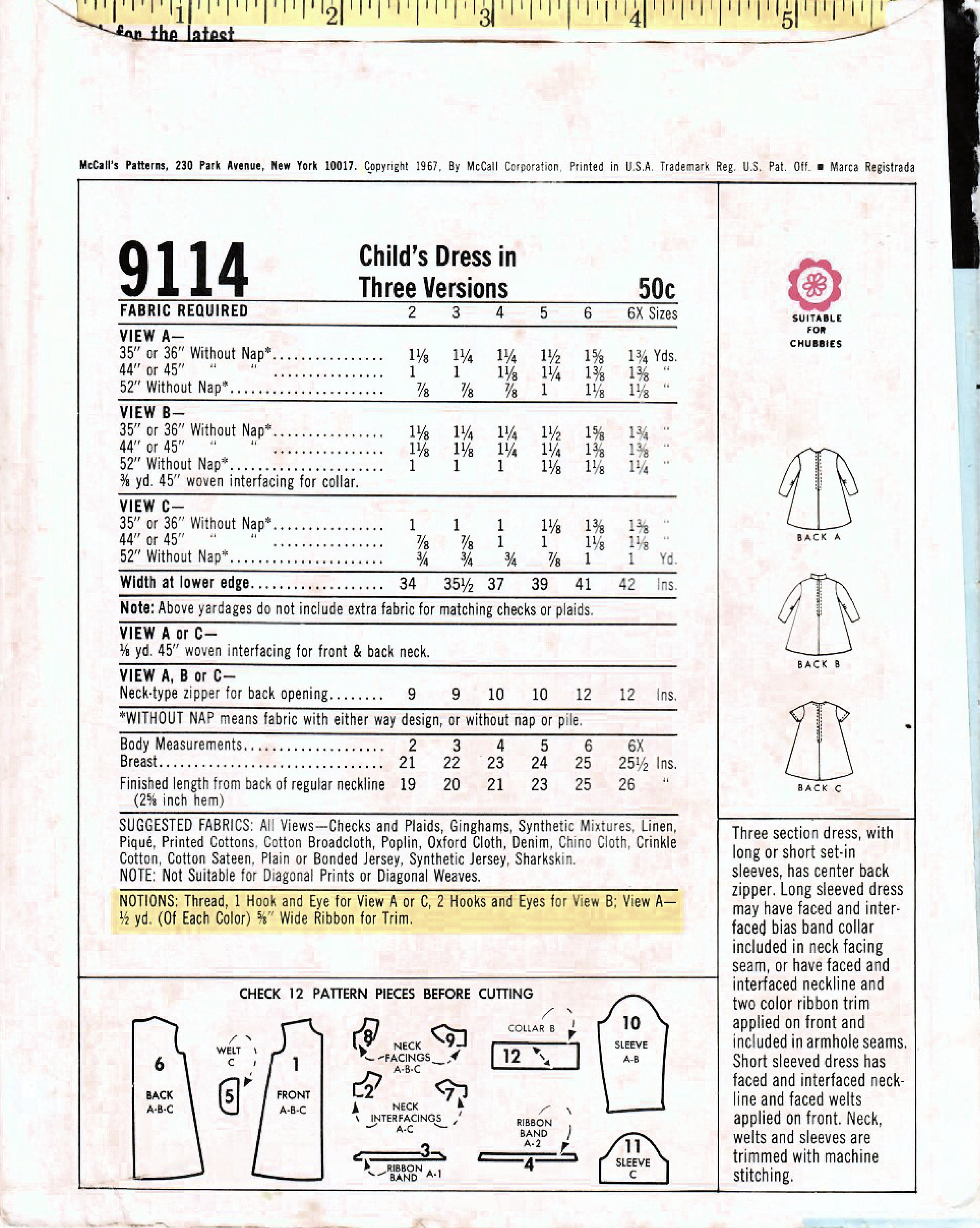 1960s McCall's 9114 Vintage Sewing Pattern Girl's Tent | Etsy