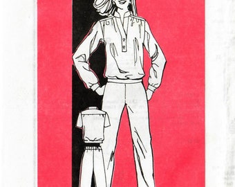 1980s Simplicity 7645 Vintage Sewing Pattern Misses Maternity Wardrobe ...