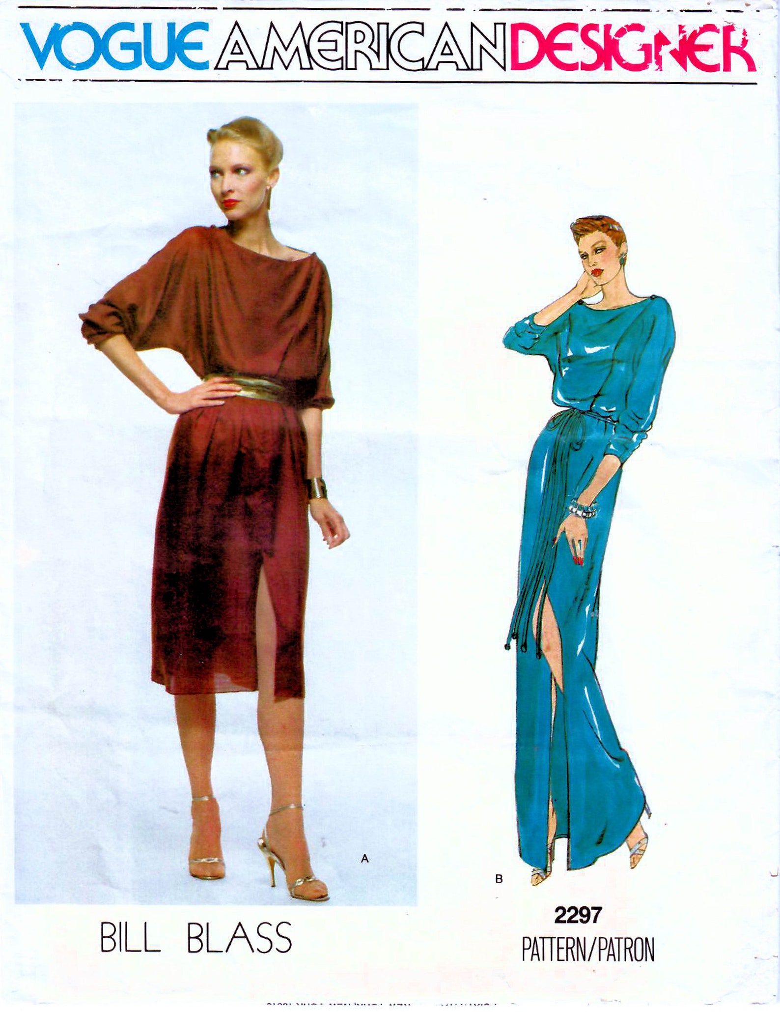 1970s Vogue 2297 Vintage Sewing Pattern Misses Loose-fitting Dress ...