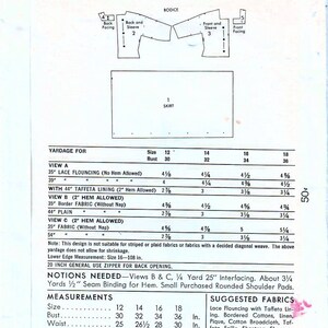 1950s Butterick 7376 Vintage Sewing Pattern Misses Drop Waist - Etsy