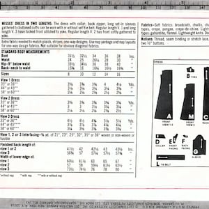1970s Simplicity 8249 Vintage Sewing Pattern Misses Shirtwaist Dress ...