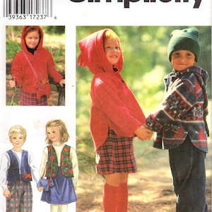 1990s Simplicity 9778 UNCUT Vintage Sewing Pattern Boys Girls Top ...