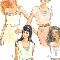 Uncut Vintage New Look Sewing Pattern 6536 Size 6 - 18 Bust 30.5 - 40 ...