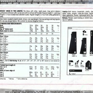 1970s Simplicity 8249 Vintage Sewing Pattern Misses Shirtwaist Dress ...