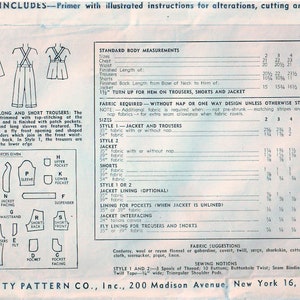 1940s Simplicity 2334 Vintage Sewing Pattern Boys Suit, Trousers ...