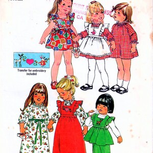1970s Simplicity 7197 UNCUT Vintage Sewing Pattern Dress, Pinafore ...