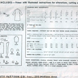 1940s Simplicity 3053 Vintage Sewing Pattern Child Boy Girl Robe and ...