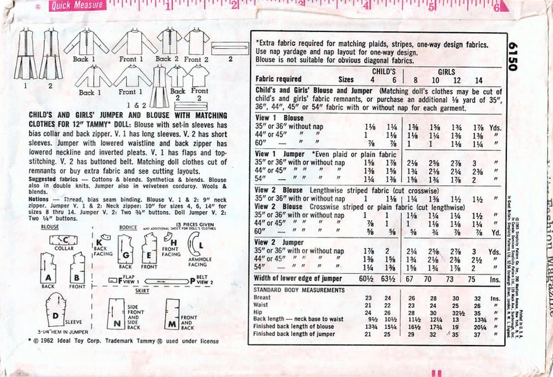 1960s Simplicity 6150 Vintage Sewing Pattern Girls Drop Waist - Etsy