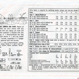 1950s Simplicity 2249 Vintage Sewing Pattern Girls Full Skirt Jumper ...