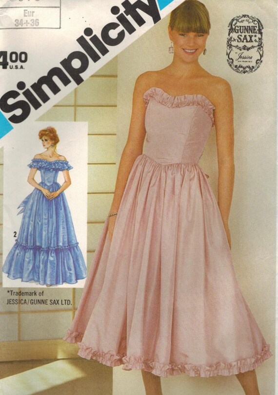 1980s Simplicity 6386 UNCUT Vintage Sewing Pattern Misses | Etsy