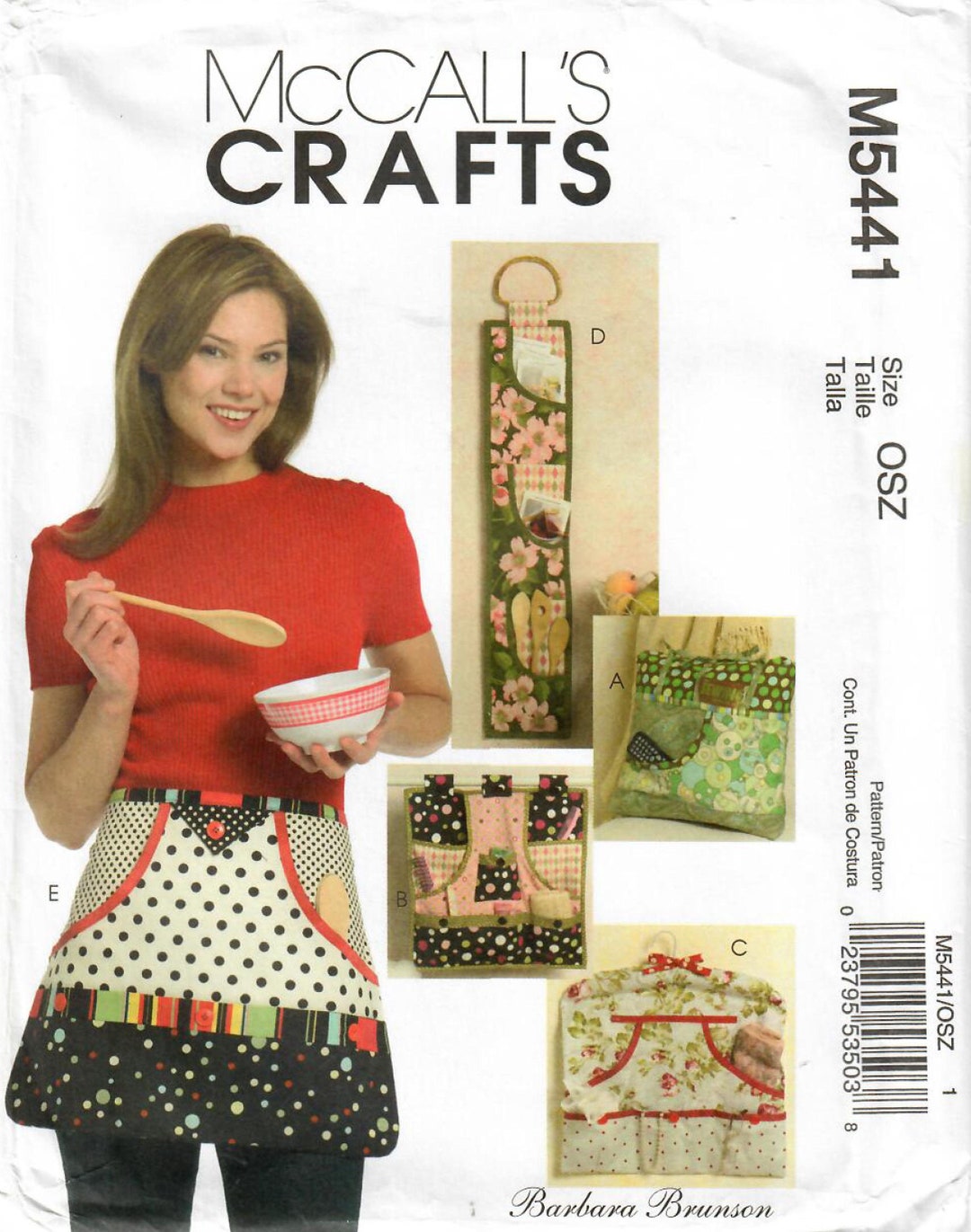 2000s Mccall's 5441 UNCUT Craft Pattern Pillow, Wall Organizer, Closet ...