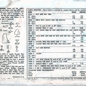 1950s Simplicity 4864 Vintage Sewing Pattern Child's Clown - Etsy