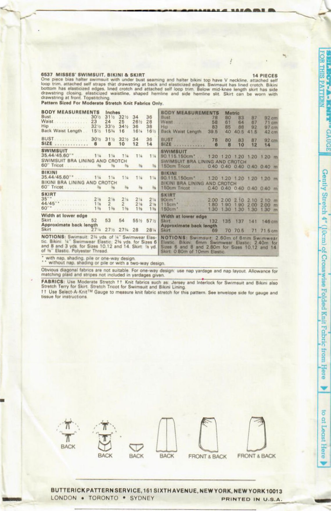 1970s Butterick 6537 UNCUT Vintage Sewing Pattern Designer | Etsy