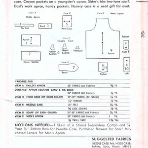 1950s Butterick 6763 UNCUT Vintage Craft Pattern Gifts for the Family ...