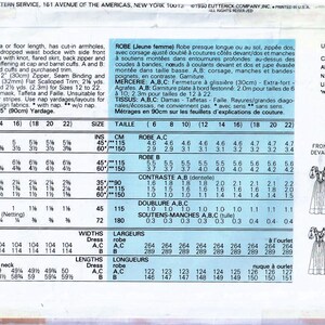 1990s Butterick 4563 Vintage Sewing Pattern Midi Formal Dress, Full ...