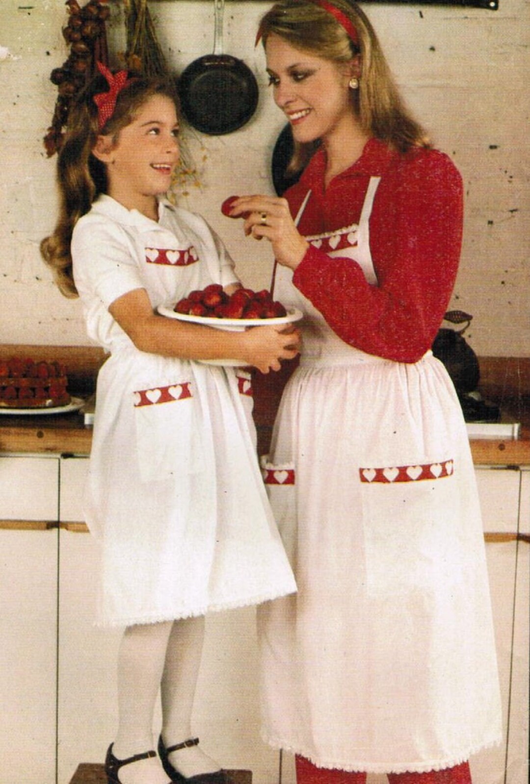 1980s Butterick 6276 UNCUT Vintage Sewing Pattern Mother Daughter Full ...