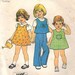 1970s Simplicity 7364 UNCUT Vintage Sewing Pattern Toddler's A-line ...