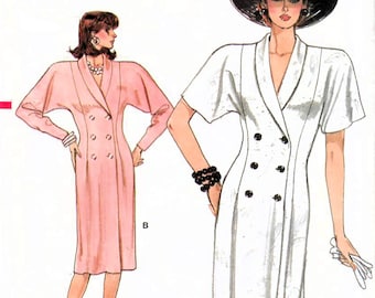 1980s Simplicity 7645 Vintage Sewing Pattern Misses Maternity Wardrobe ...