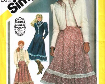 1980s Simplicity 6386 UNCUT Vintage Sewing Pattern Misses | Etsy