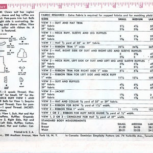 1950s Simplicity 4864 Vintage Sewing Pattern Child's Clown - Etsy