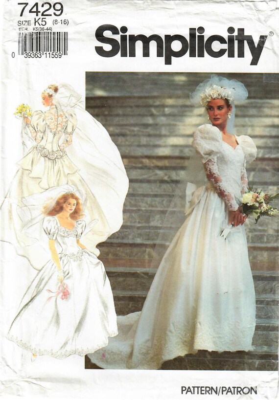 1990s Simplicity 7429 UNCUT Vintage Sewing Pattern Misses | Etsy